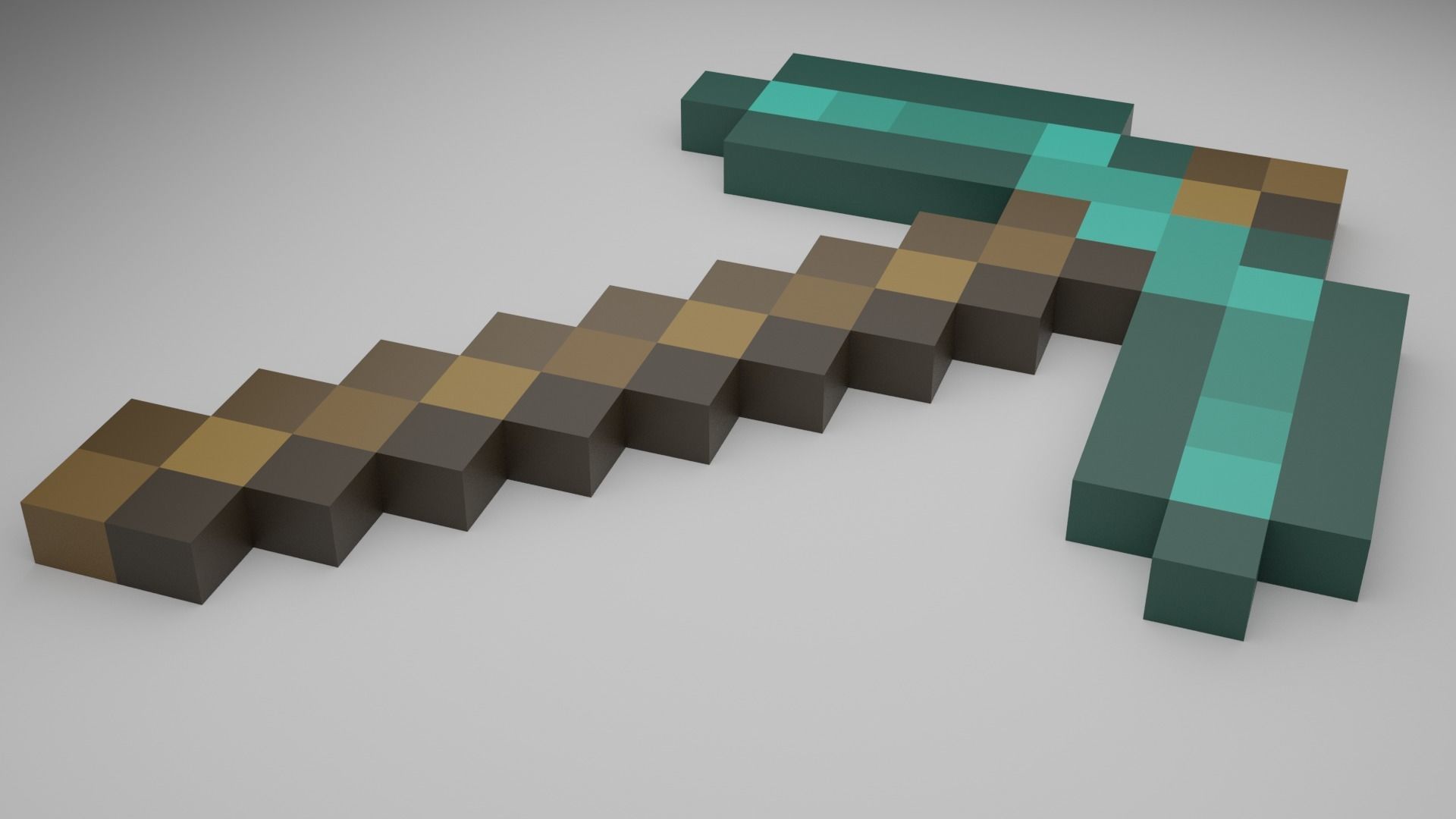 pickaxe minecraft free VR / AR / low-poly 3D model | CGTrader