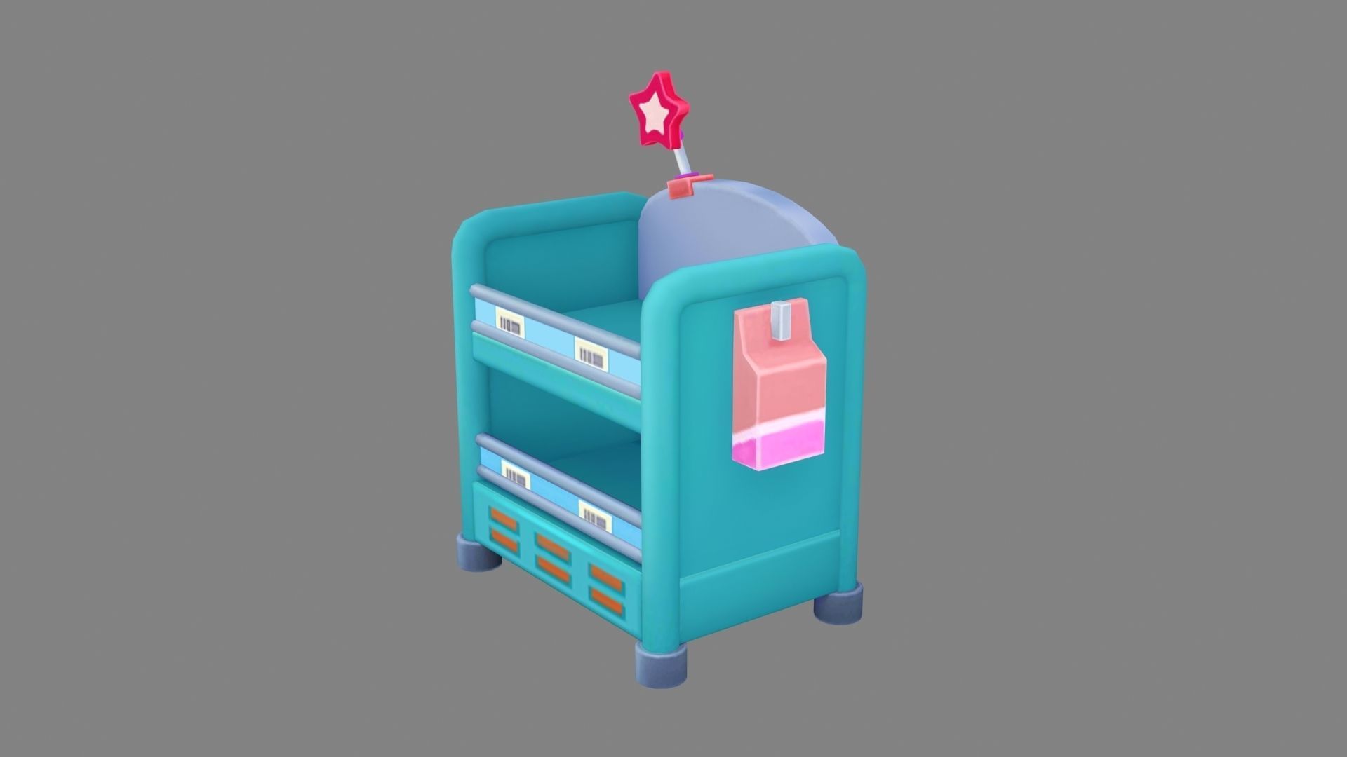 3D model Cartoon snack display rack VR / AR / low-poly | CGTrader