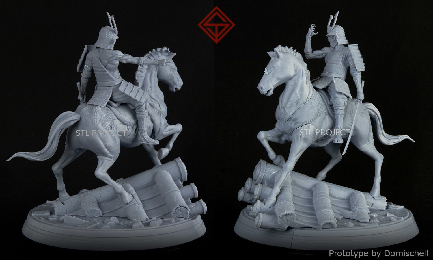 Skeleton Samurai 3D model 3D printable | CGTrader