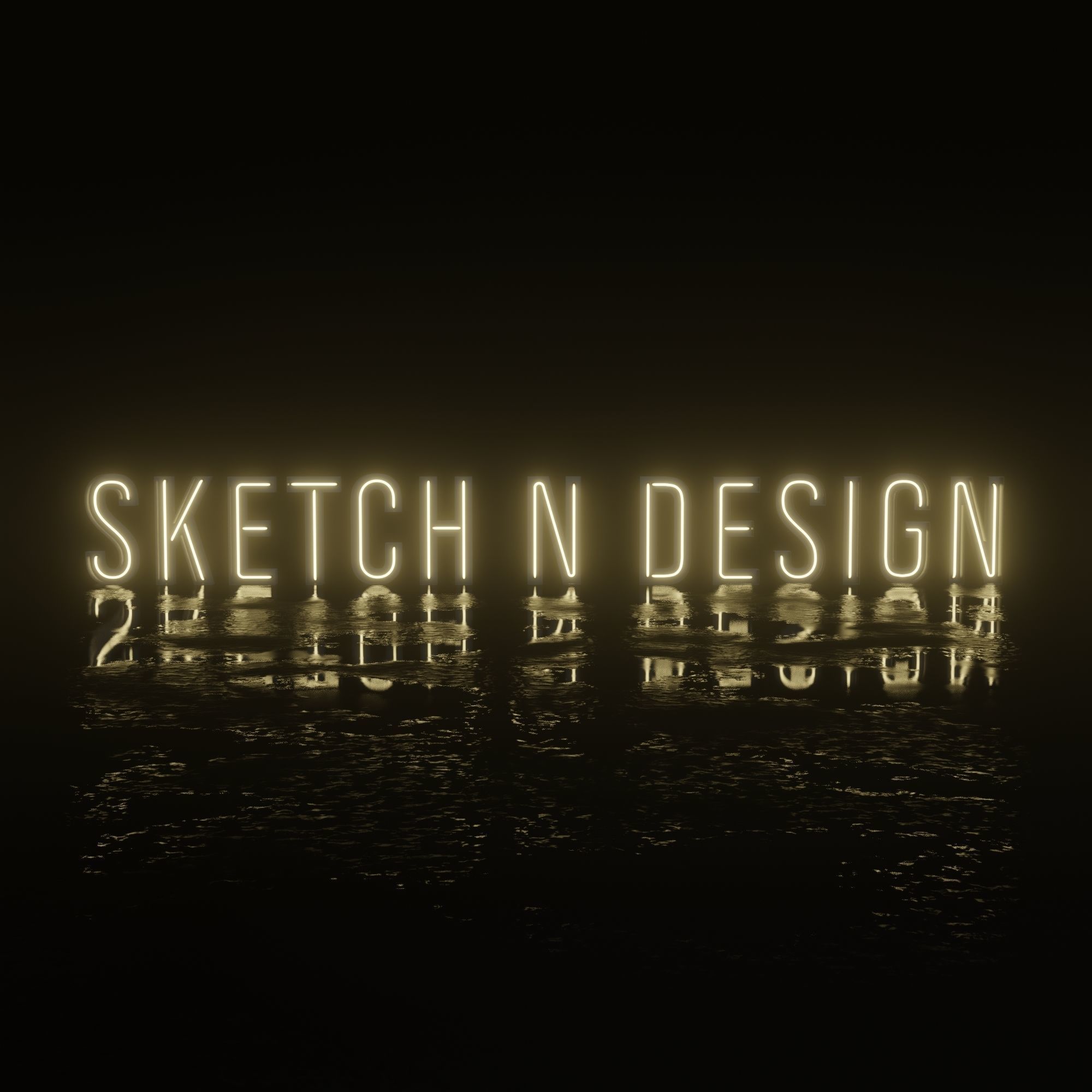 Neon Light Box Font 3D model | CGTrader