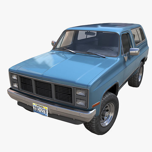 3D model GMC Jimmy 1985 VR / AR / low-poly | CGTrader