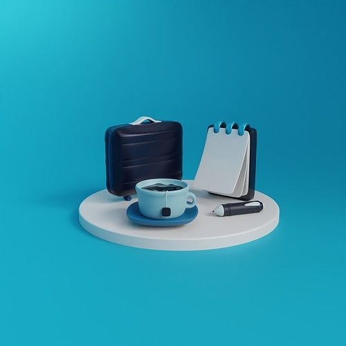 OFFICE 3D ICON PACK free 3D model | CGTrader