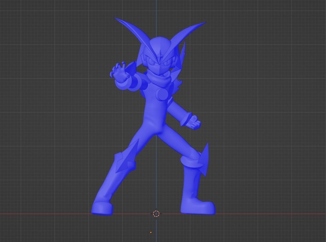 Bass Cross MegaMan 3D Model 3D model rigged | CGTrader