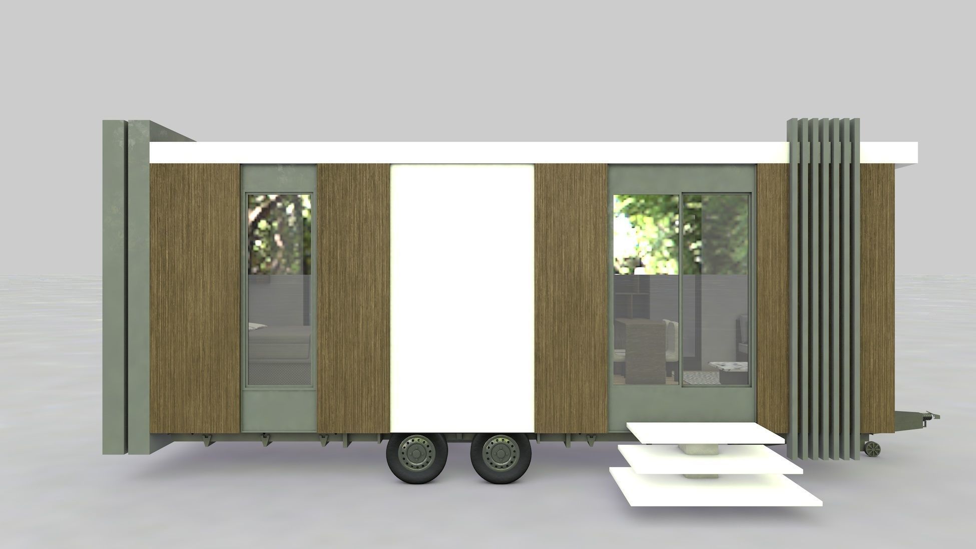 Tiny House 01 3D model | CGTrader