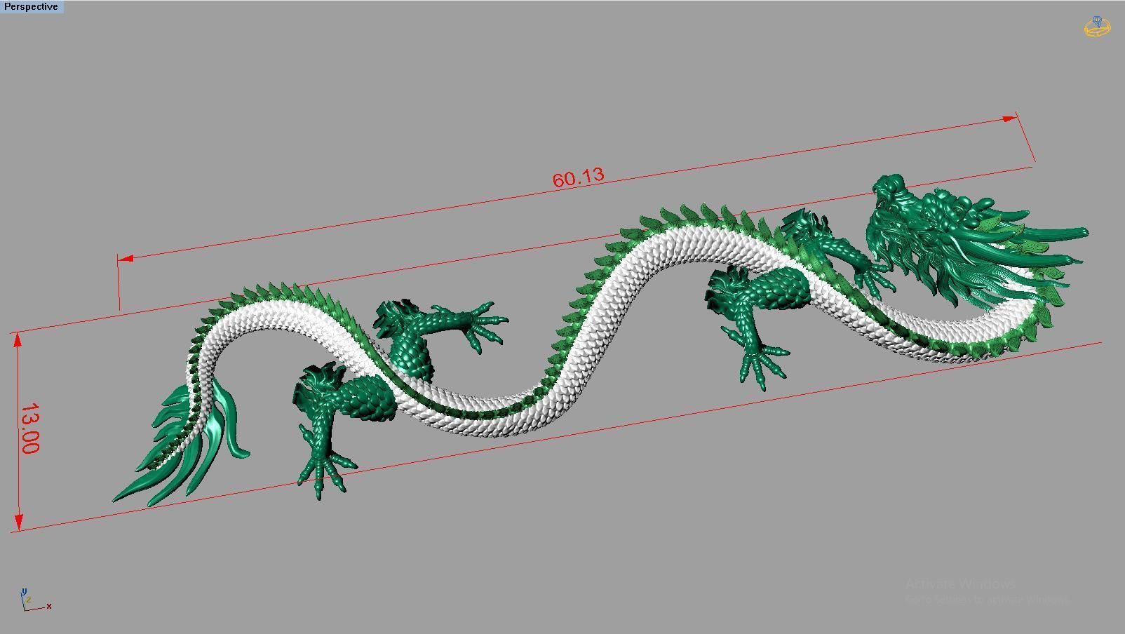 DRAGON 3D model 3D printable | CGTrader