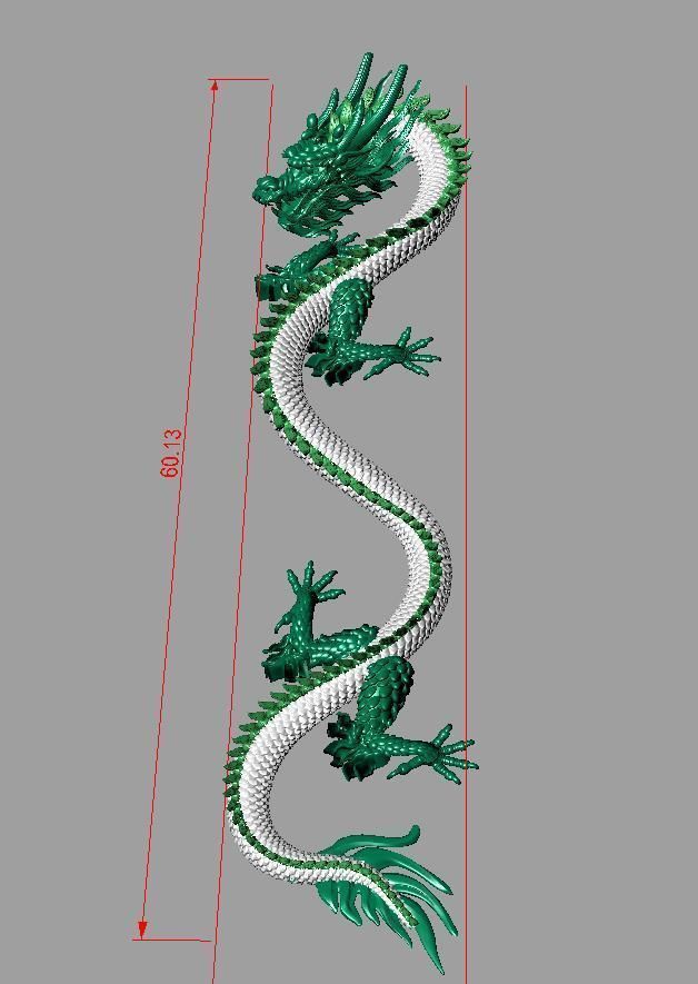 DRAGON 3D model 3D printable | CGTrader