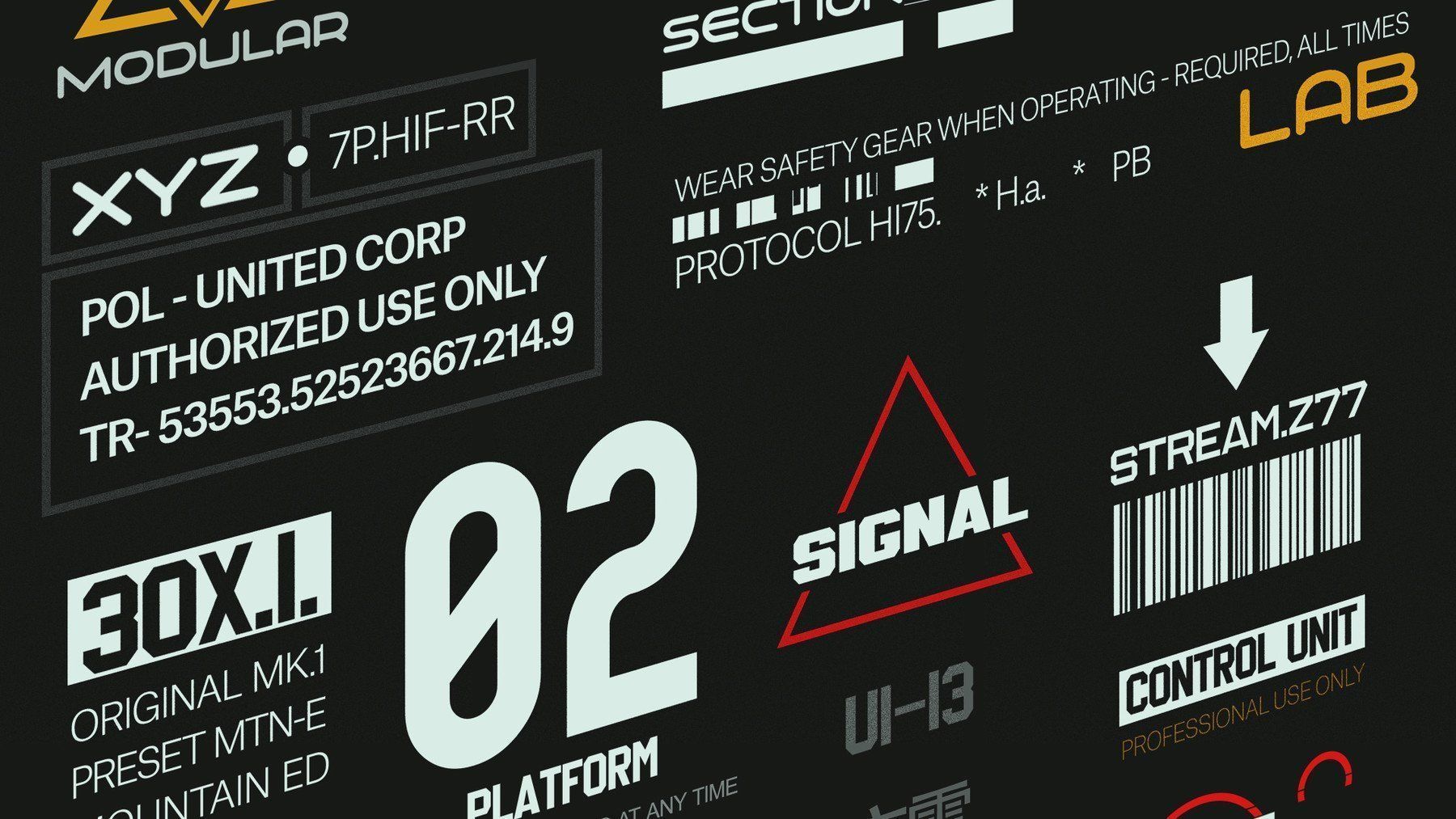 Ultimate Sci-fi Decals Bundle Texture | CGTrader