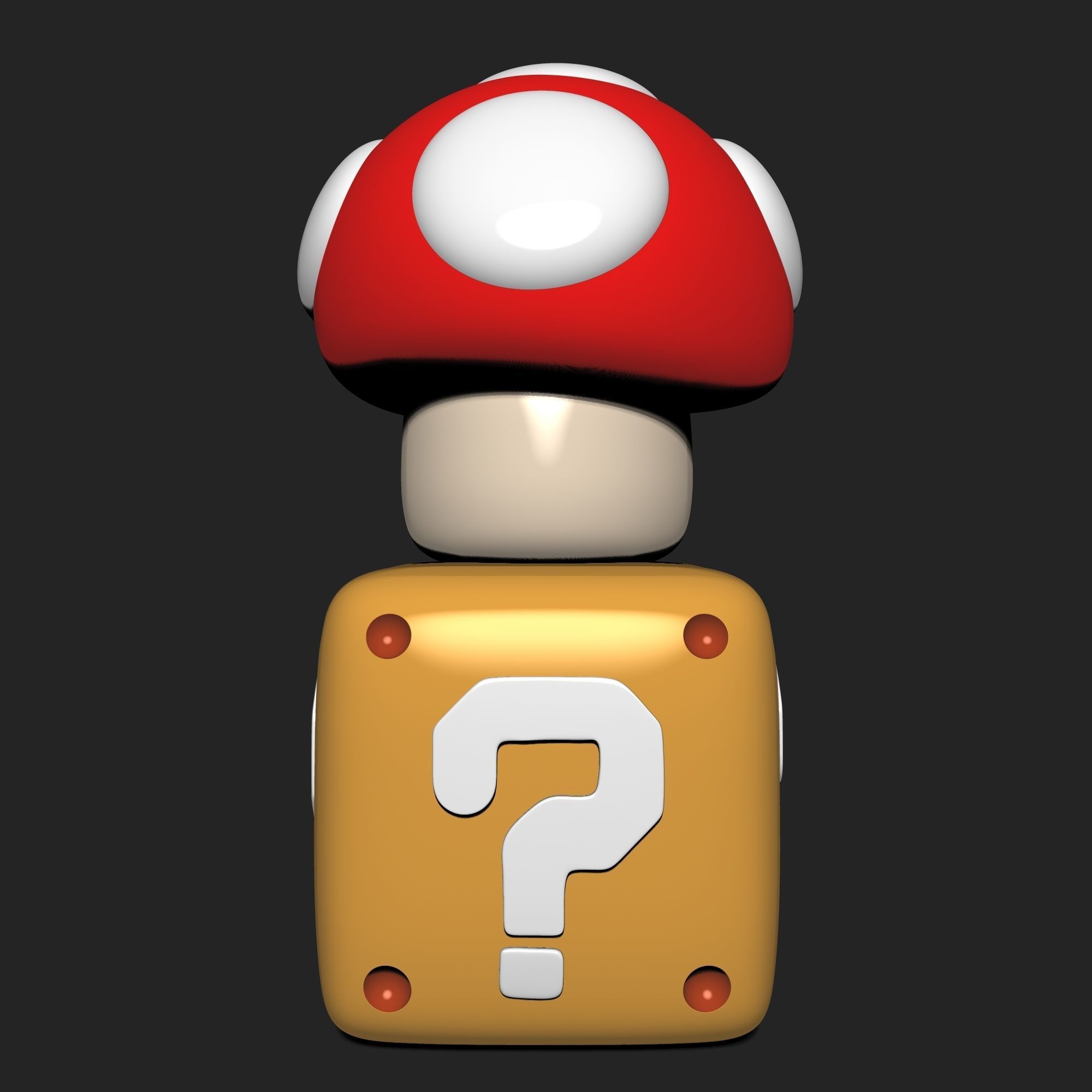 Toad from Mario Super Mario Bros 3D model 3D printable | CGTrader