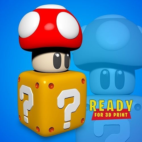 Toad from Mario Super Mario Bros 3D model 3D printable | CGTrader