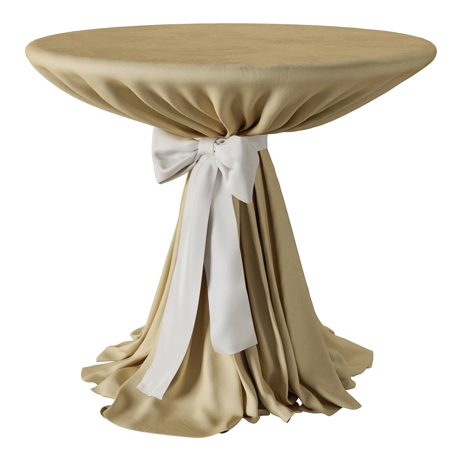 3D model Banquet tables with bow VR / AR / low-poly | CGTrader