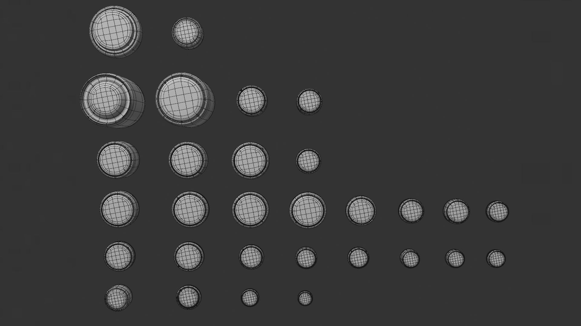 All Size Silver Oxide and Alkaline Battery Cells 3D model | CGTrader