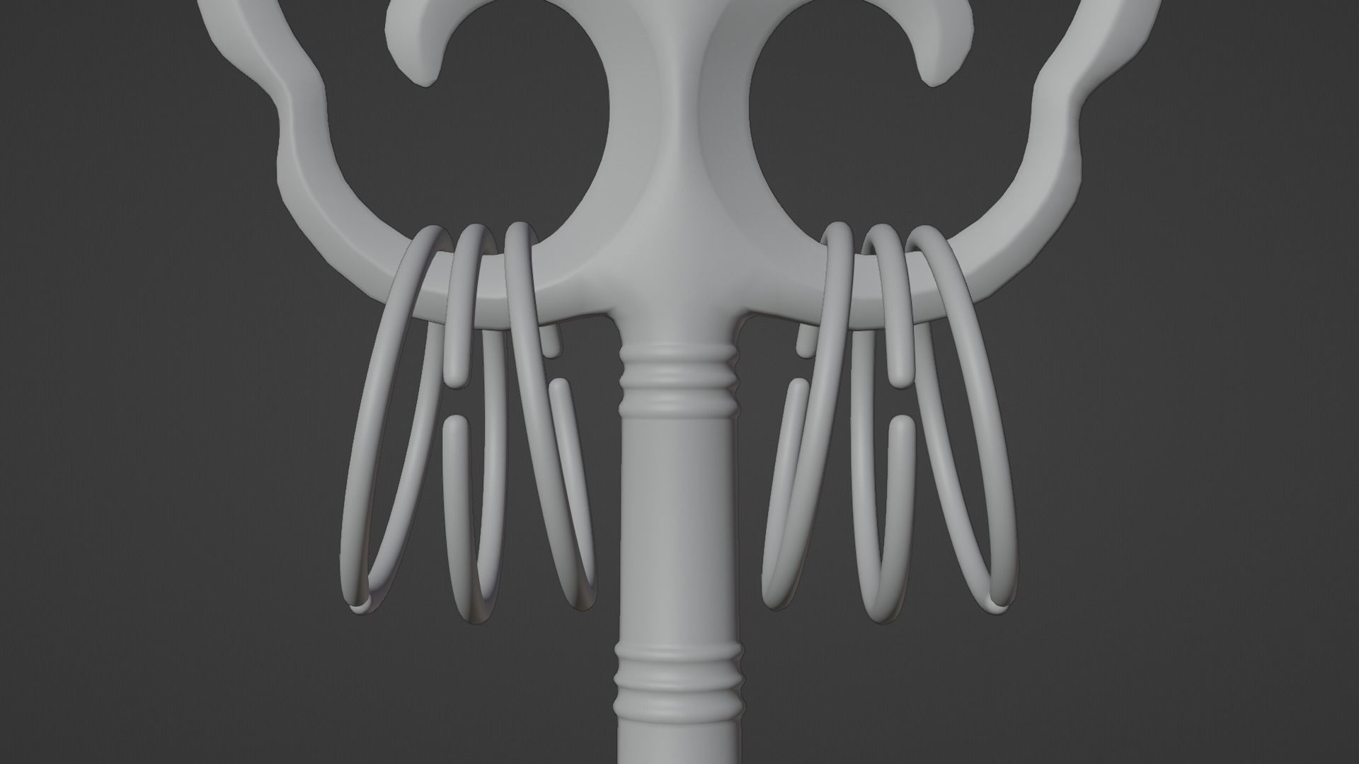 Japanese Priest Staff 3D model | CGTrader