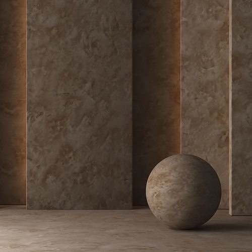 4 Plaster Collection 8K-Seamless-Tileable-No 83 3D model | CGTrader