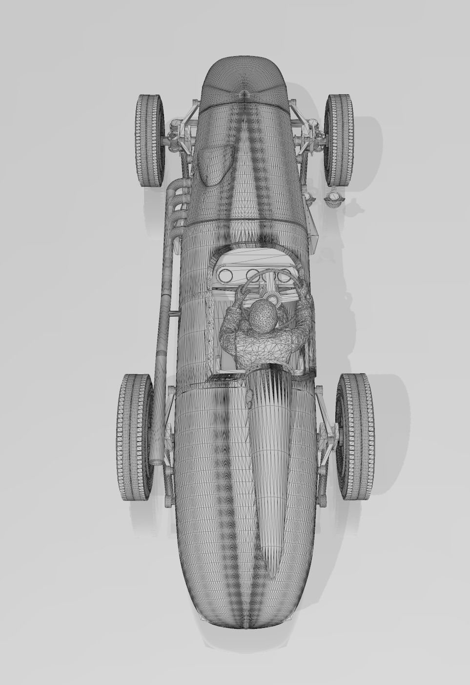 Kurtis Craft Indy Racer Midget Racer ready to print 3D model 3D ...