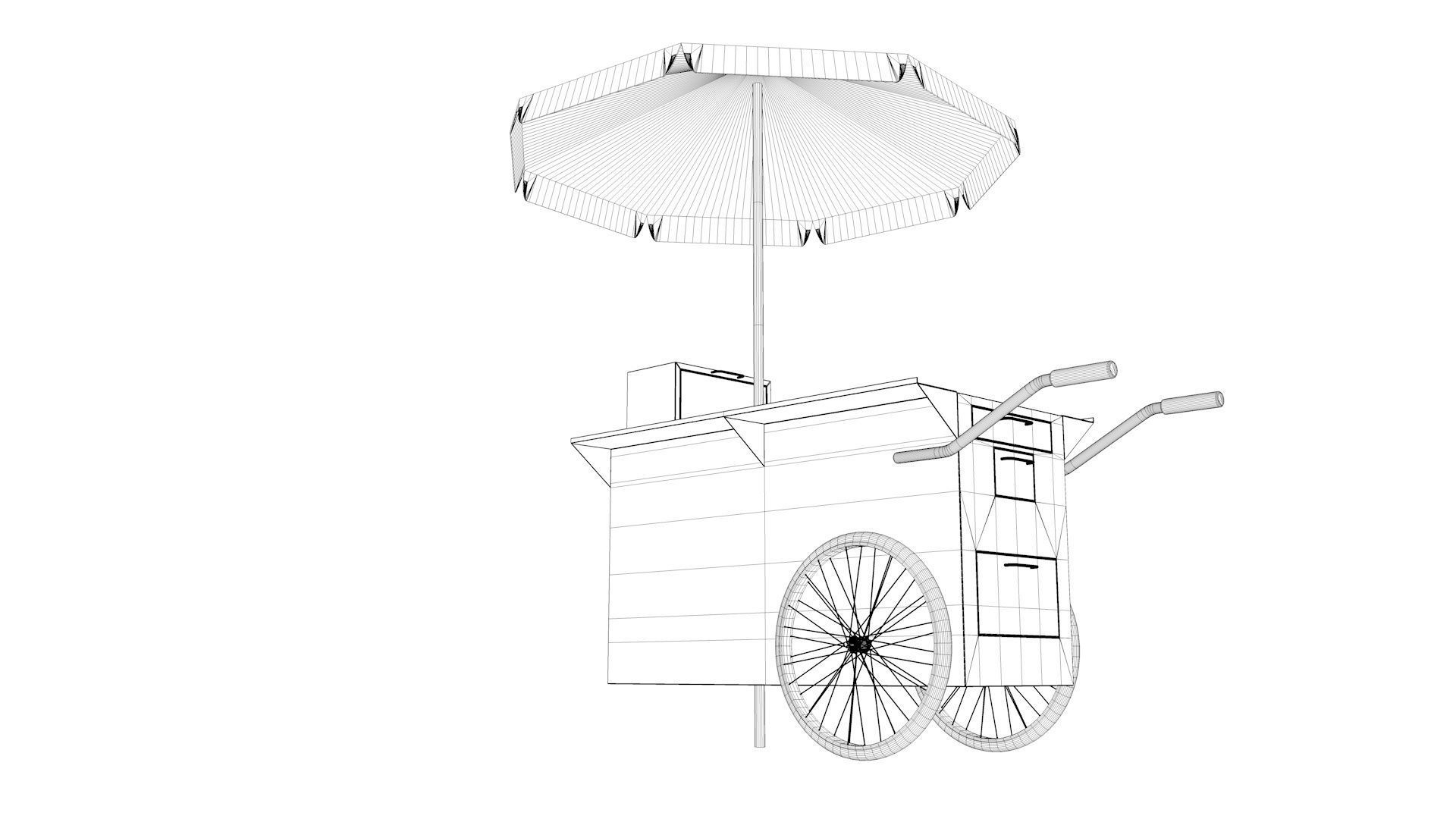 Food Cart 3D model | CGTrader