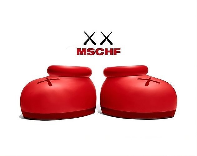 Kaws Shoes Mschf - Box for Print 3D model 3D printable | CGTrader