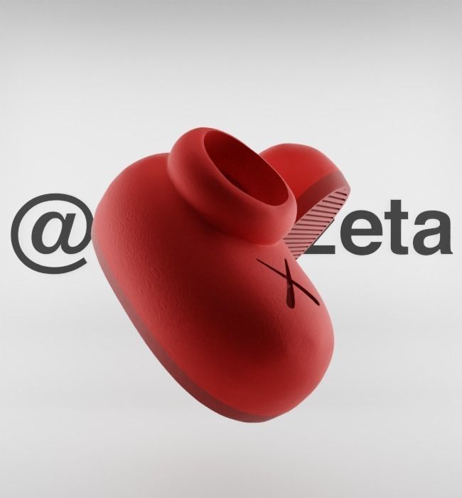 Kaws Shoes Mschf - Box for Print 3D model 3D printable | CGTrader