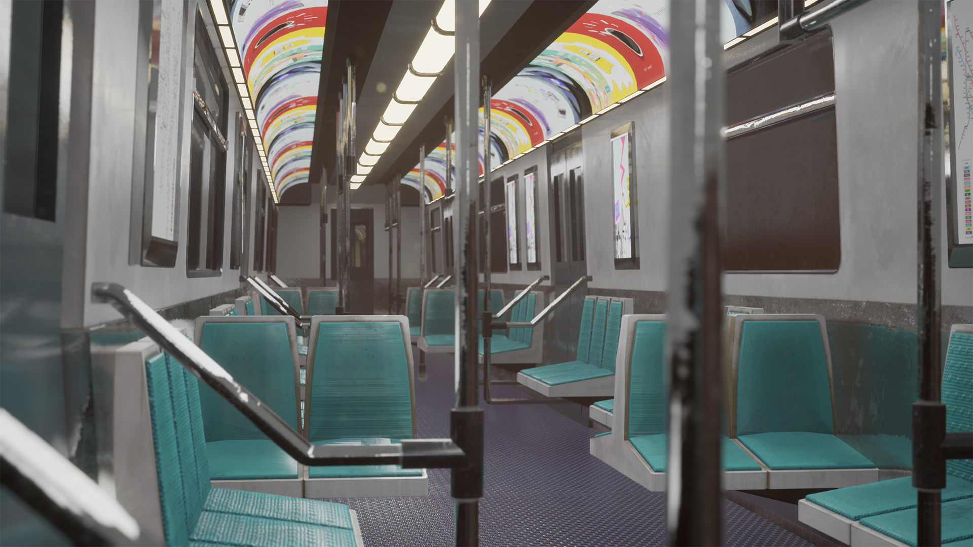 3D model Modular Train 33 Assets VR / AR / low-poly | CGTrader