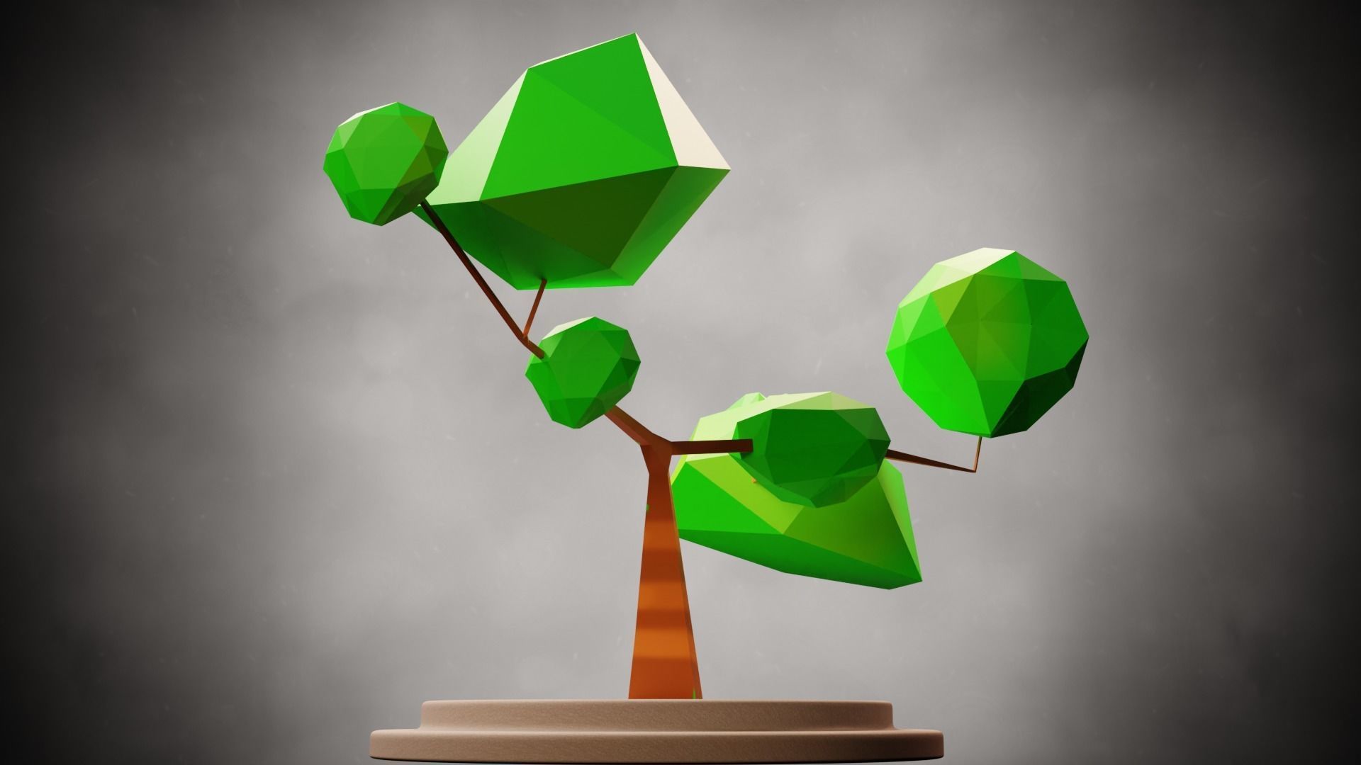 Low-Poly Forest-vol1 free VR / AR / low-poly 3D model | CGTrader