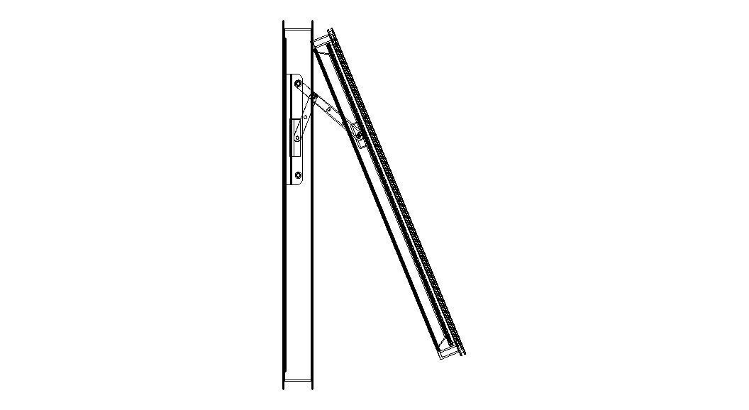 Casement Window- Top Hung 3D model rigged | CGTrader