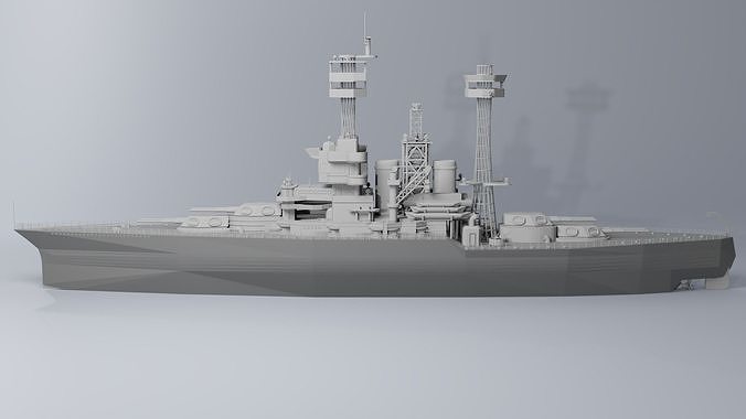 Warship 3D model 3D printable | CGTrader