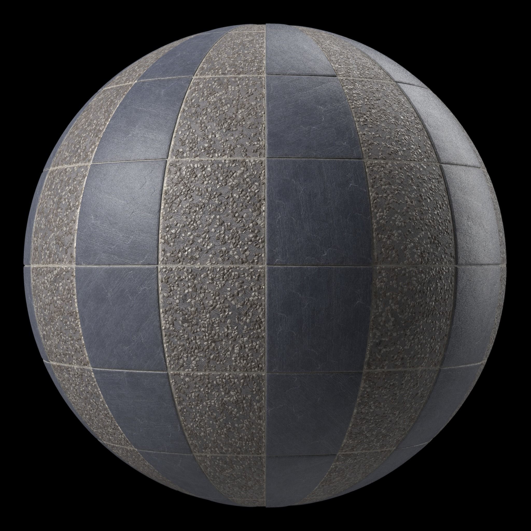 Texture Tile Materials 32- Concrete Tiling By Gravel Sbsar Pbr Seamless ...