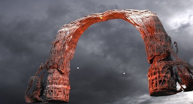 Dantes Demon Clawed arch 3 3D model | CGTrader