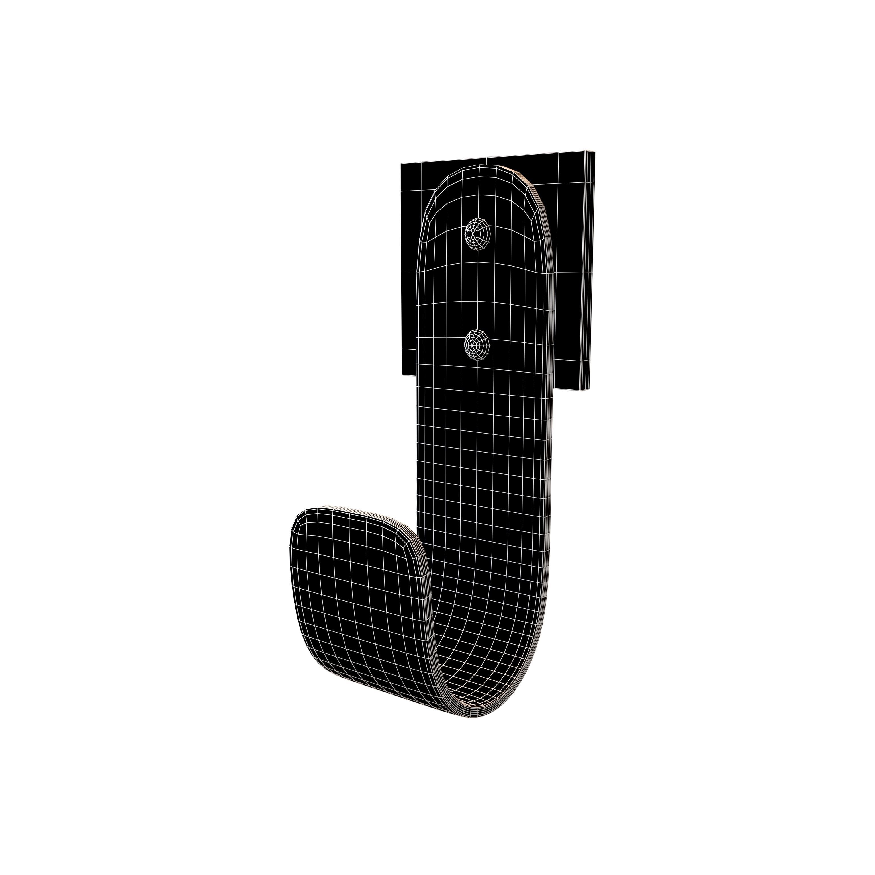 3D model Wall Hook v1 002 VR / AR / low-poly | CGTrader
