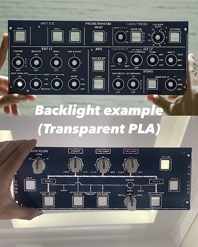 BOEING 737 OVERHEAD - FLIGHT CONTROL PANEL 3D model 3D printable | CGTrader
