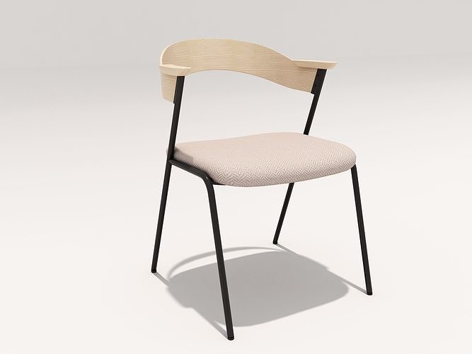 Danis Short Arm Chair 3D model 3D printable | CGTrader