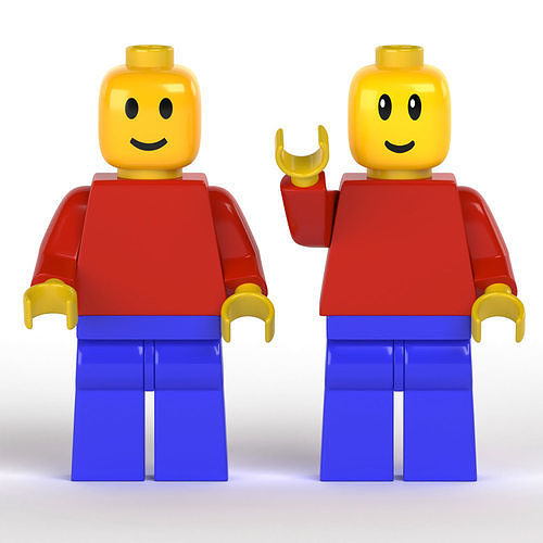 Lego men 3D model | CGTrader