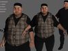 3D model AAA 3D REALISTIC FAT MALE BUSINESSMAN 3-RIG GAME READY ...