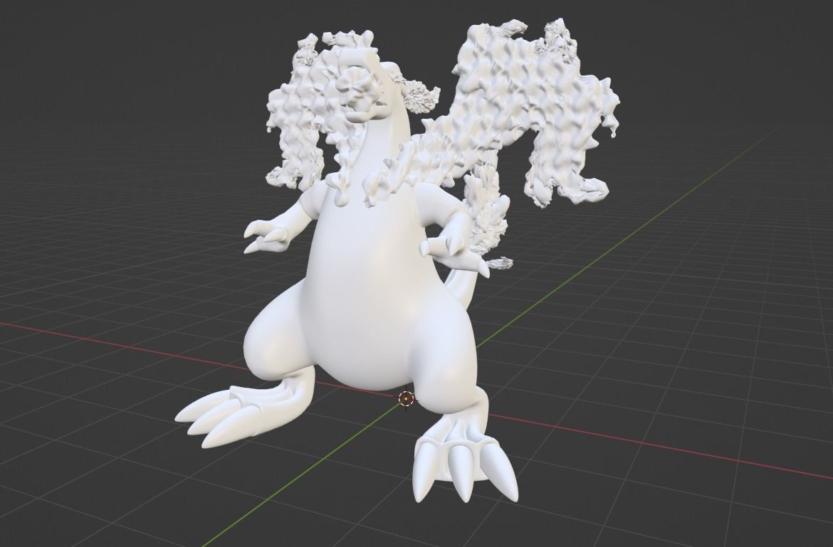 Gigantamax Charizard 3D Model 3D model rigged | CGTrader