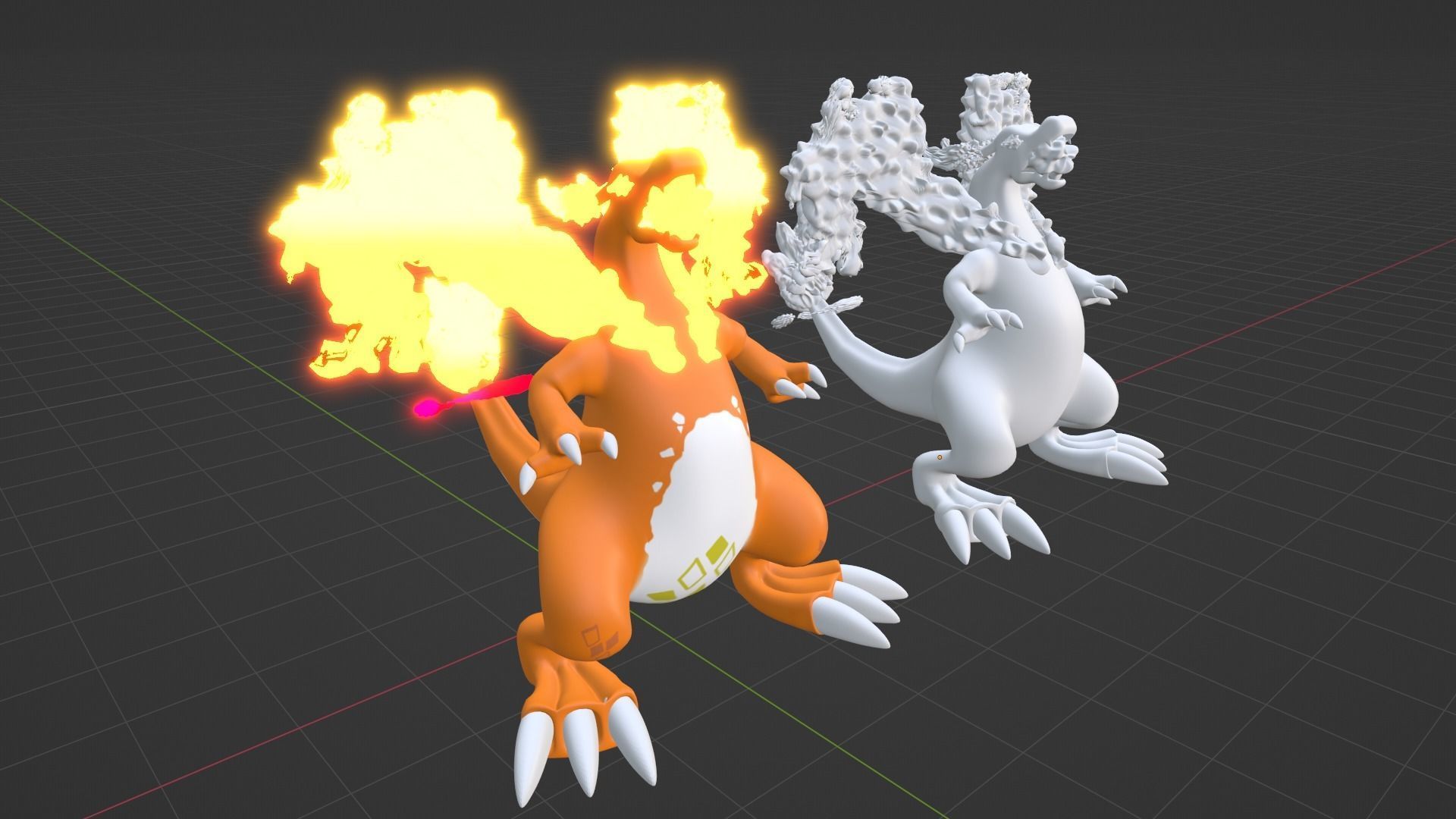 Gigantamax Charizard 3D Model 3D model rigged | CGTrader