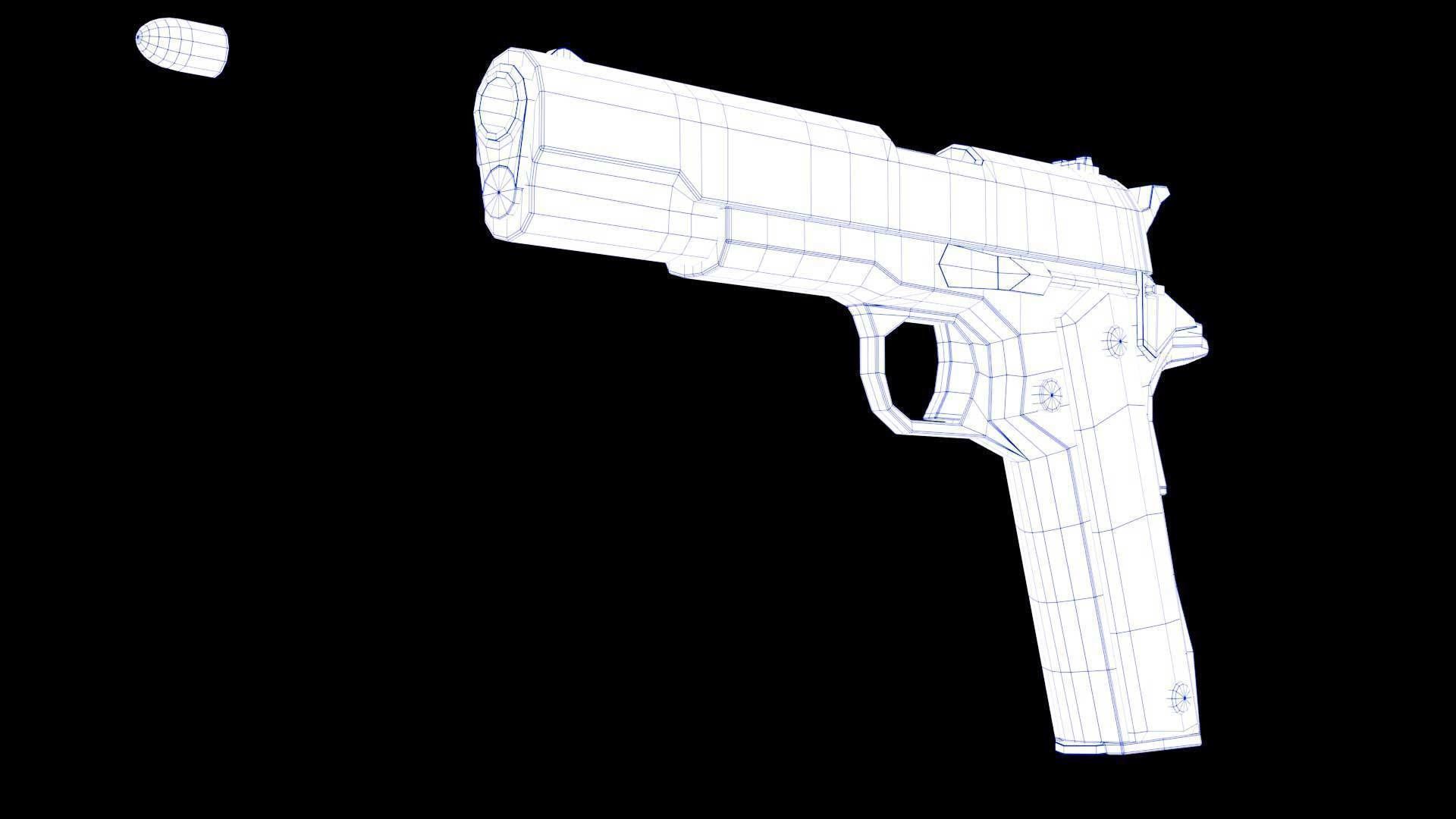 3D model Handgun set VR / AR / low-poly | CGTrader