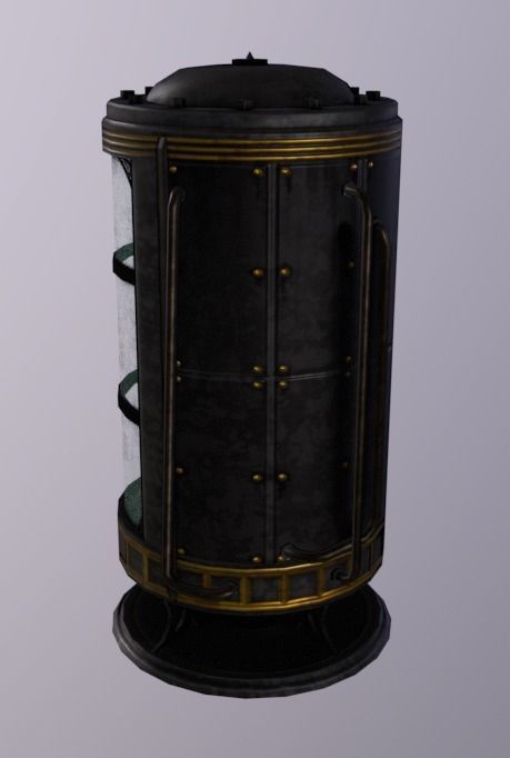 3D model Machine Tank Window VR / AR / low-poly | CGTrader