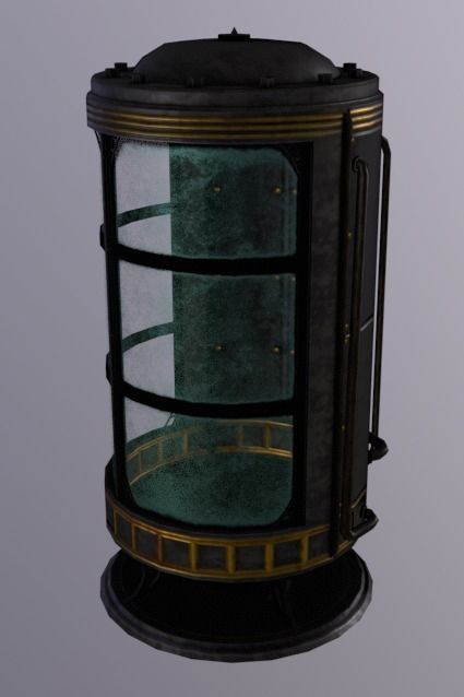 3D model Machine Tank Window VR / AR / low-poly | CGTrader