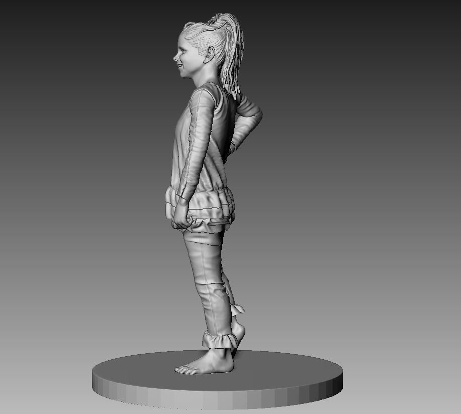 Kid Statue 3D model 3D printable | CGTrader