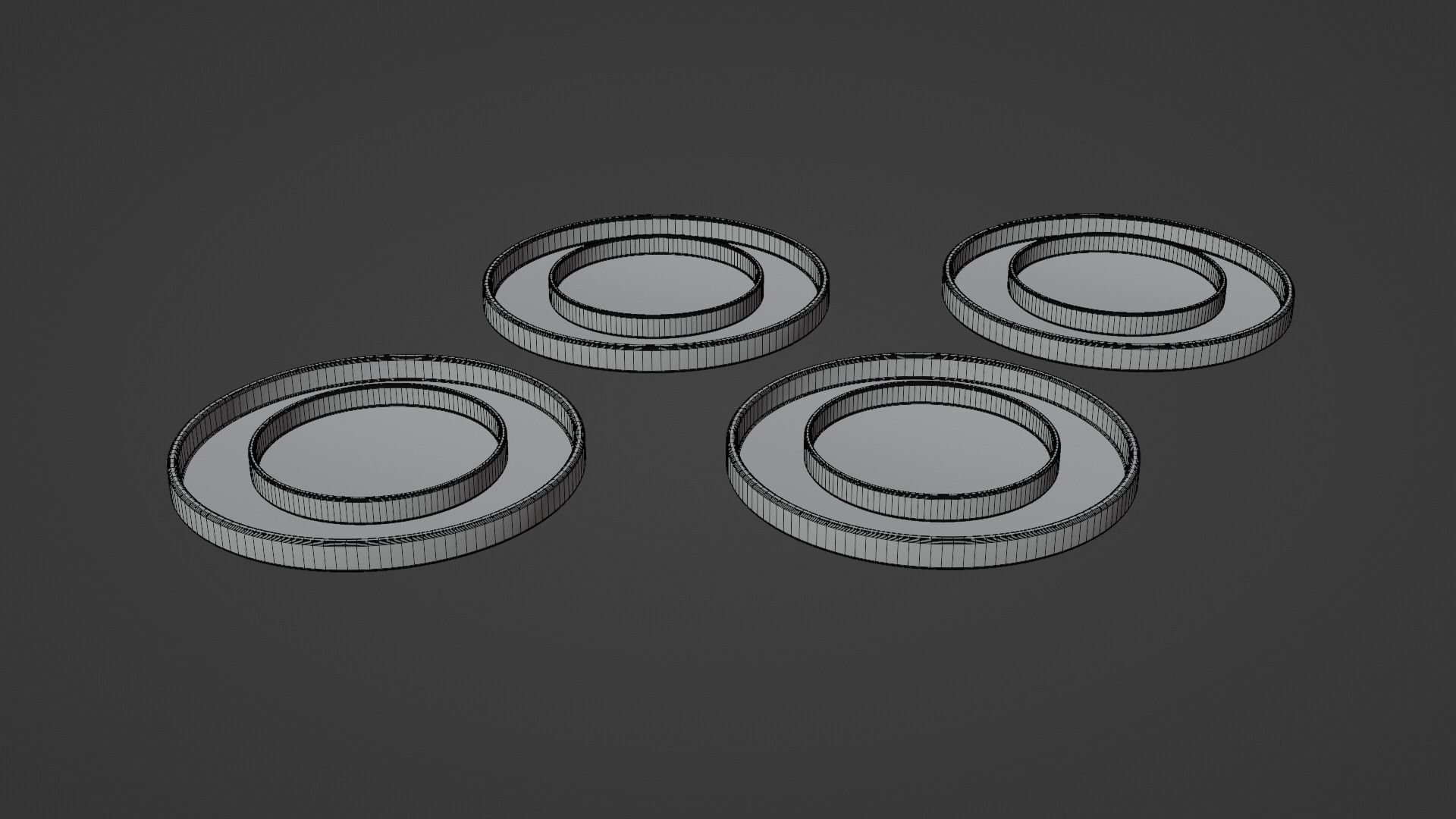 Plates 3D model | CGTrader