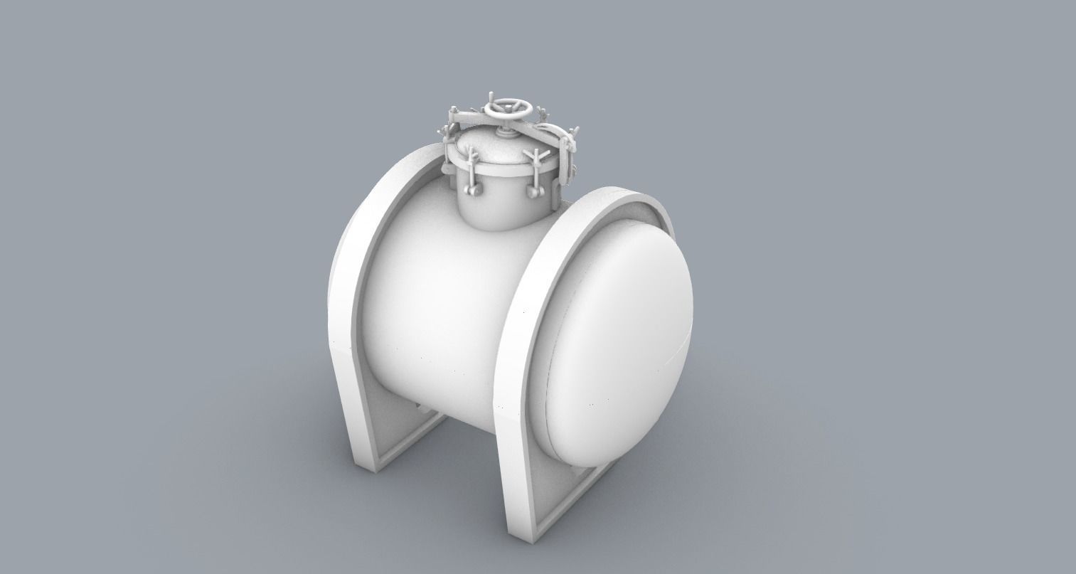 3D model Fuel Storage Tank VR / AR / low-poly | CGTrader