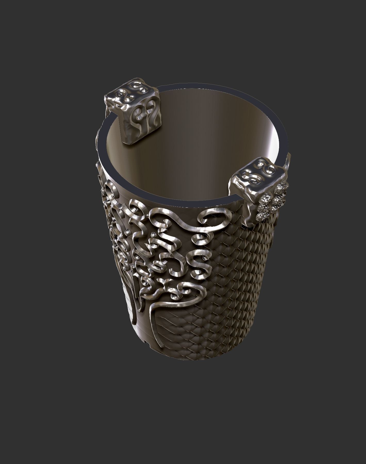 Middle Ages CUP or Bucket 3D model 3D printable | CGTrader