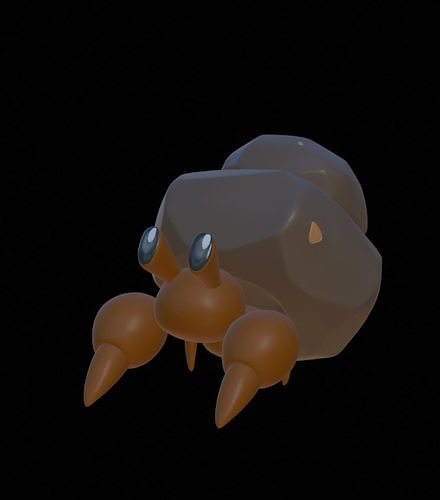 DWEBBLE ISHIZUMAI POKEMON 3D model 3D printable | CGTrader