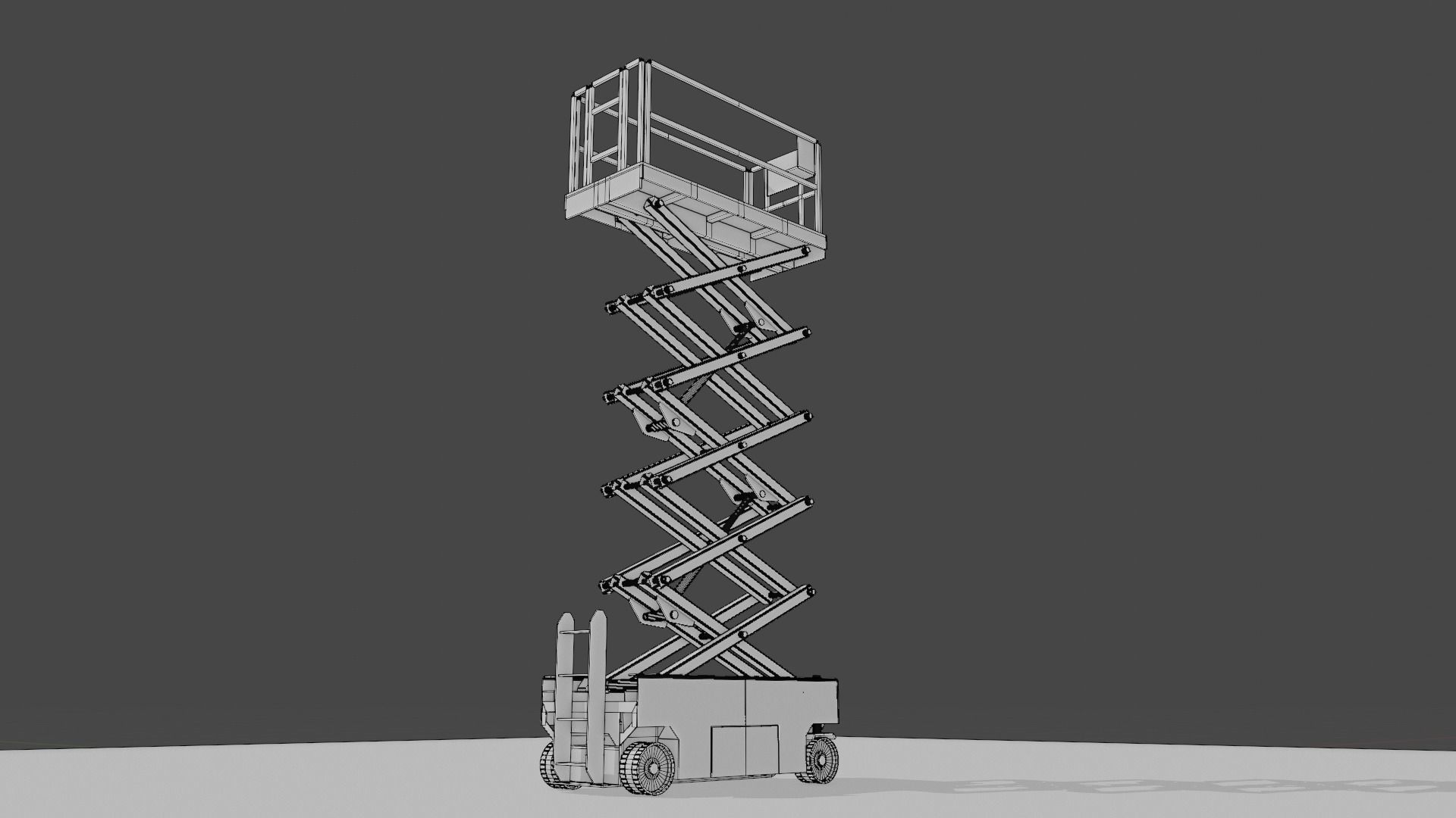 3D model Scissor lift 3d model VR / AR / low-poly | CGTrader
