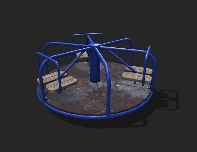 3D model Rotating Park Toy VR / AR / low-poly | CGTrader
