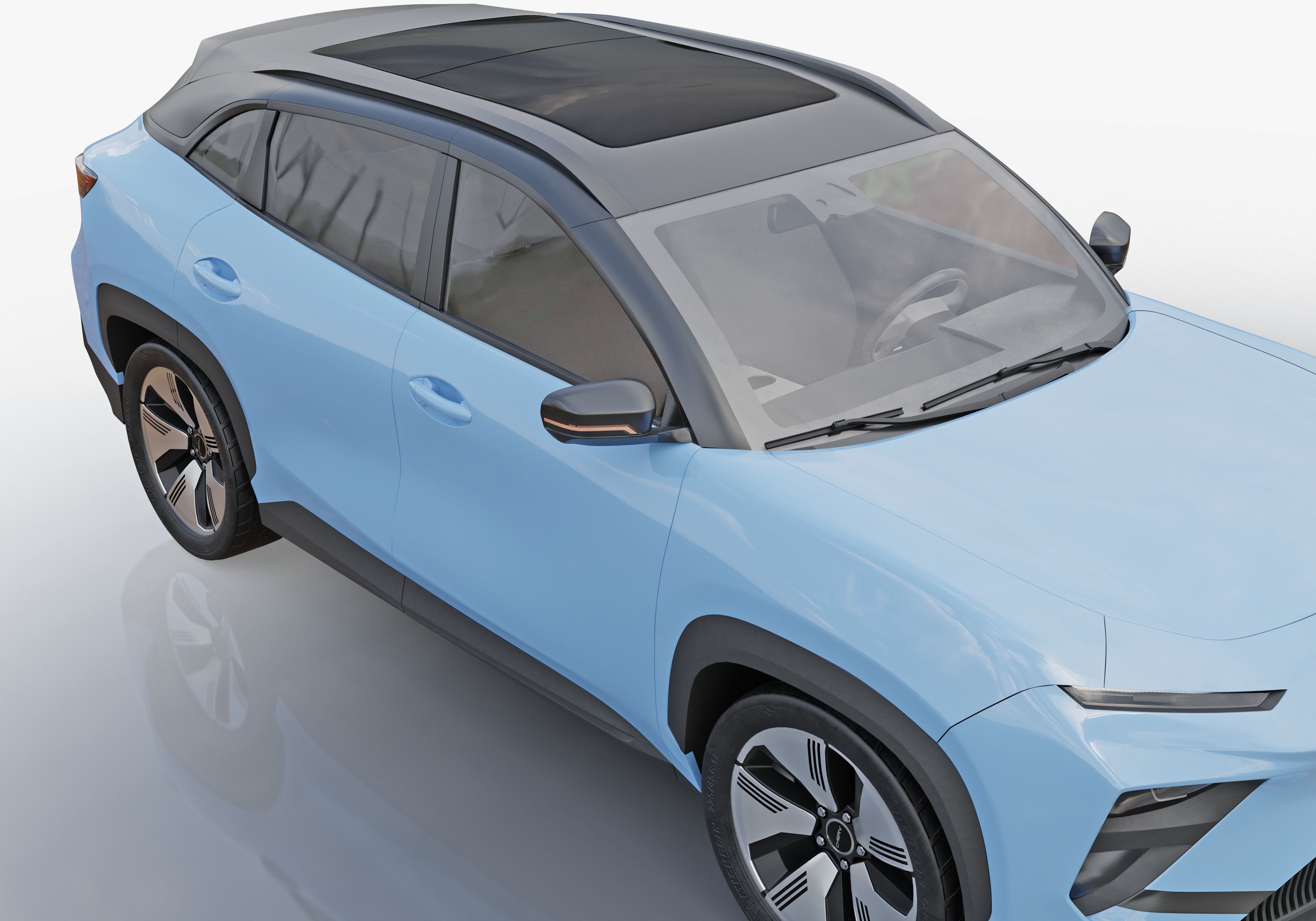 Electric crossover Chery eQ7 2023 3D model | CGTrader