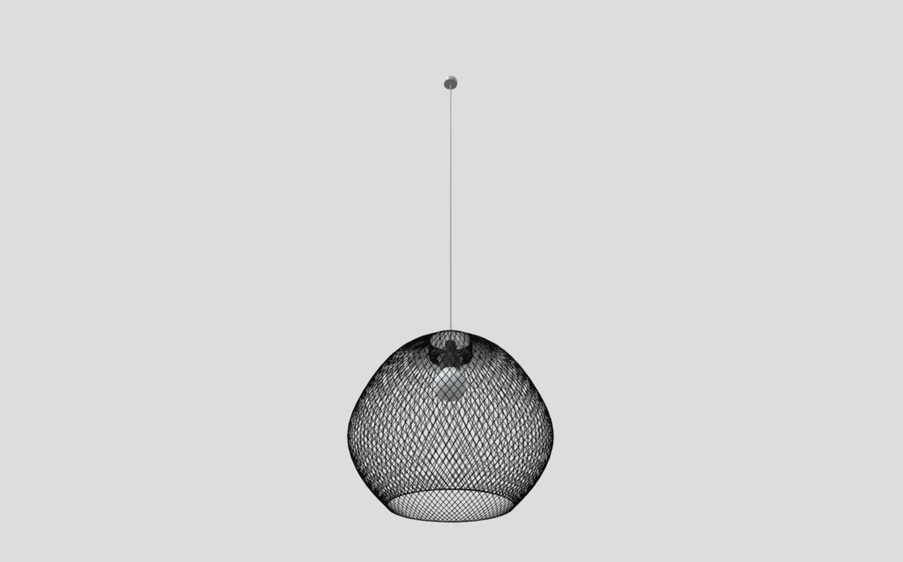 3D model Mesh hanging lamp VR / AR / low-poly | CGTrader