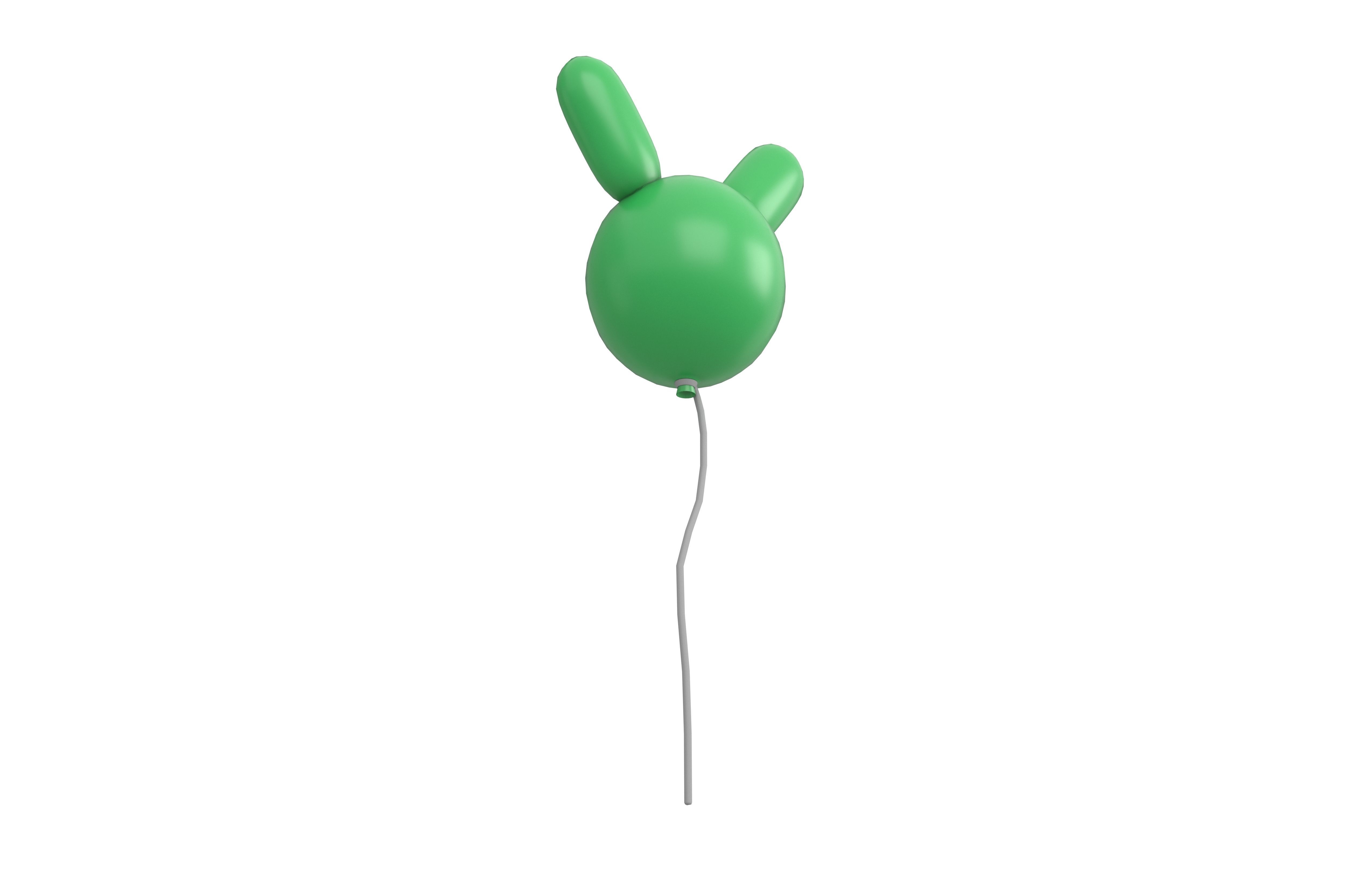 3D model Rabbit Balloons v1 001 VR / AR / low-poly | CGTrader