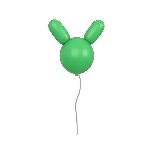 3D model Rabbit Balloons v1 001 VR / AR / low-poly | CGTrader