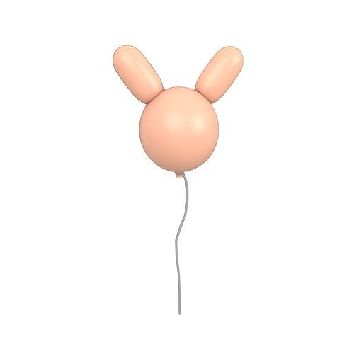3D model Rabbit Balloons v1 008 VR / AR / low-poly | CGTrader