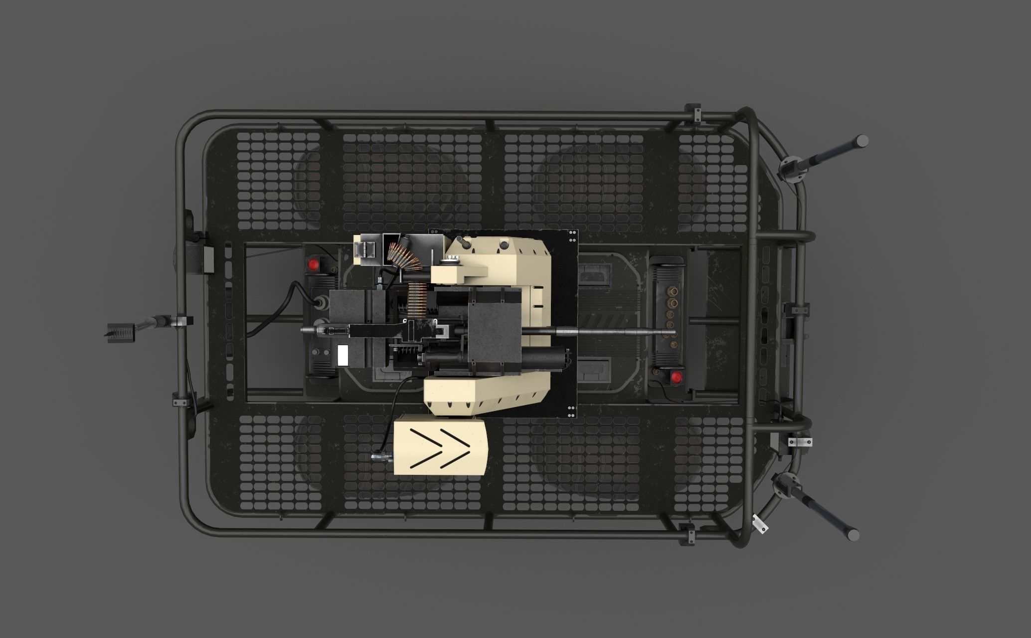 3D model Probot Pitbull RWS VR / AR / low-poly | CGTrader